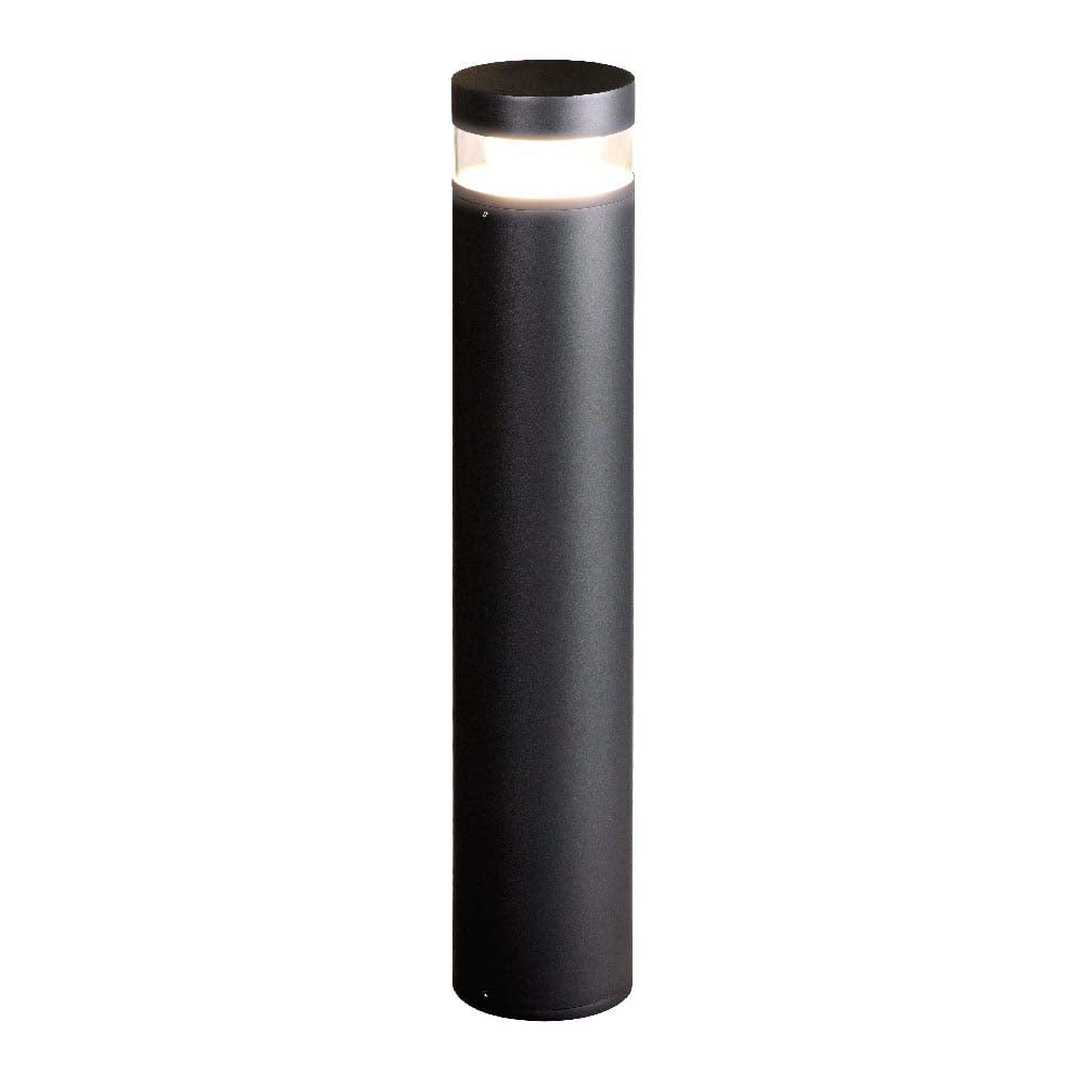 Mini poste LED de 70 cm para exterior de 12 W color negro Antilae ...