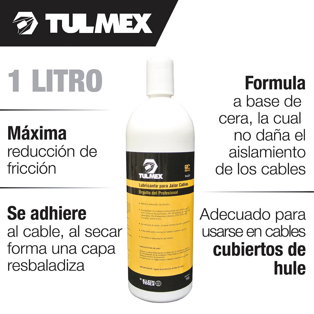 Lubricante para Jalar Cables 1 Litro – Lumi Material Electrico