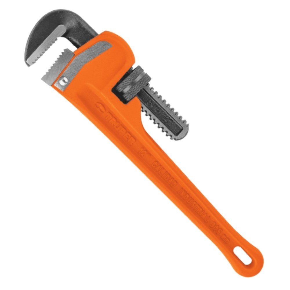 Llave stilson de 12 pulgadas, cuerpo robusto de hierro ductil, TRUPER ...