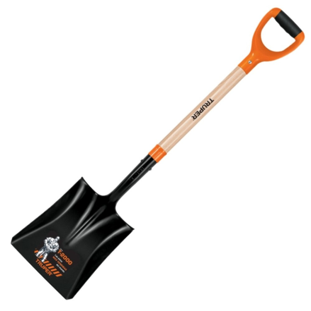 Pala cuadrada T-2000, puño en Y comfort grip, TRUPER. – Lumi Material ...