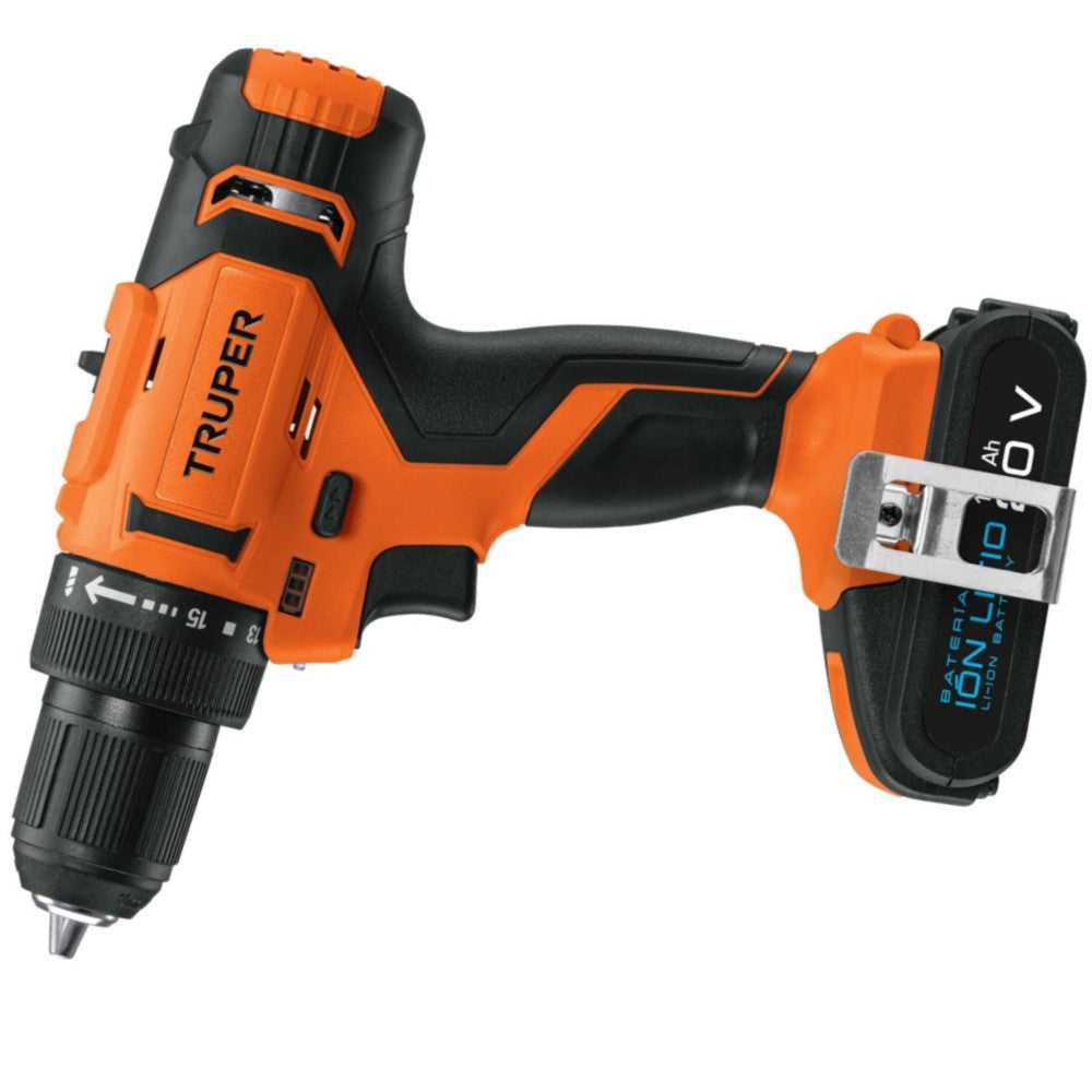 Taladro inalambrico con broquero de 1/2 pulgada, 20V, TRUPER. – Lumi ...