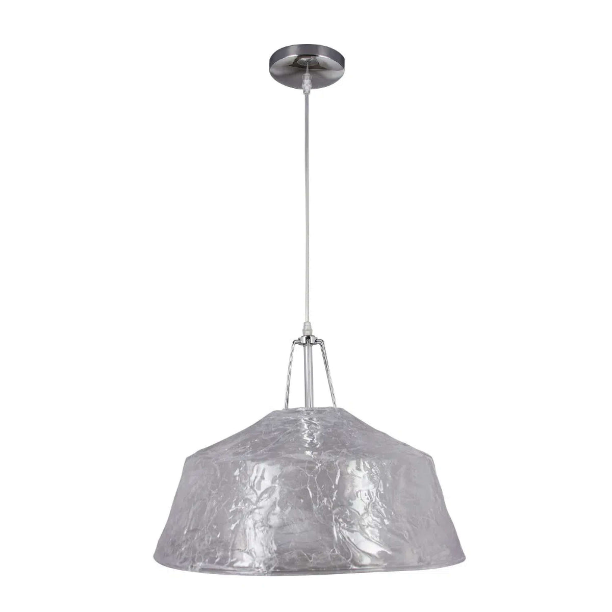 Lampara LED colgante de 8.5W color acrilico transparente Tian ...