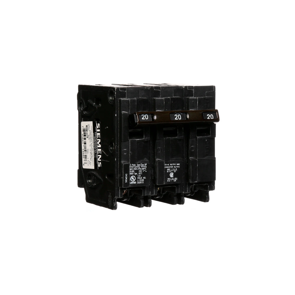 Interruptor automatico qp 3x20a q320 marca Siemens. – Lumi Material ...