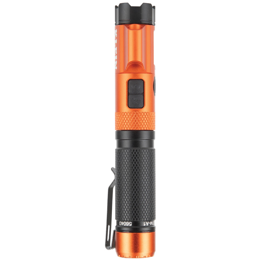 Linterna con Enfoque Recargable y Laser – Lumi Material Electrico