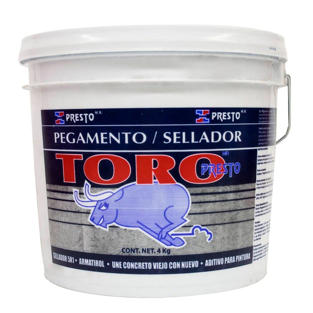 Pegamento Sellador Toro De 4Kg Presto – Lumi Material Electrico