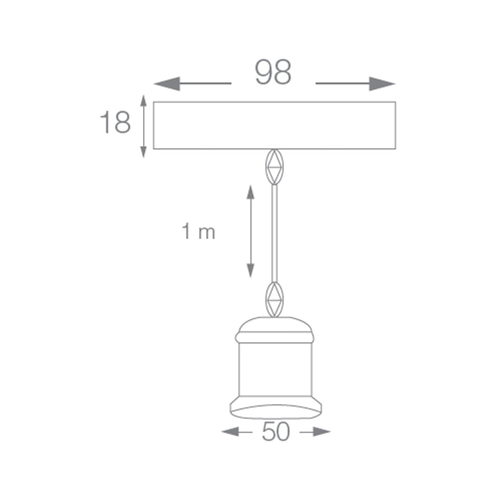 Socket vintage E27 color bronce ledvance – Lumi Material Electrico