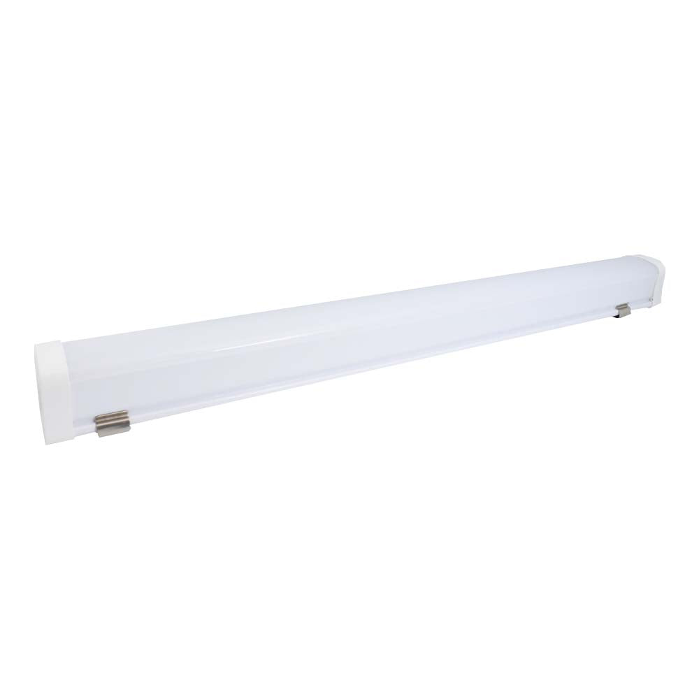 Luminario LED lineal para sobreponer de 18W color blanco EVERBLAZE 18-N ...