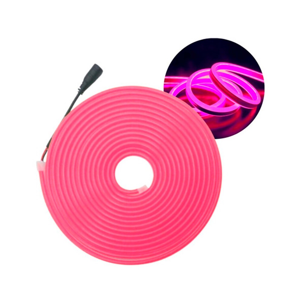Tira neon flex 5 mts 30 W (Rosa) – Lumi Material Electrico