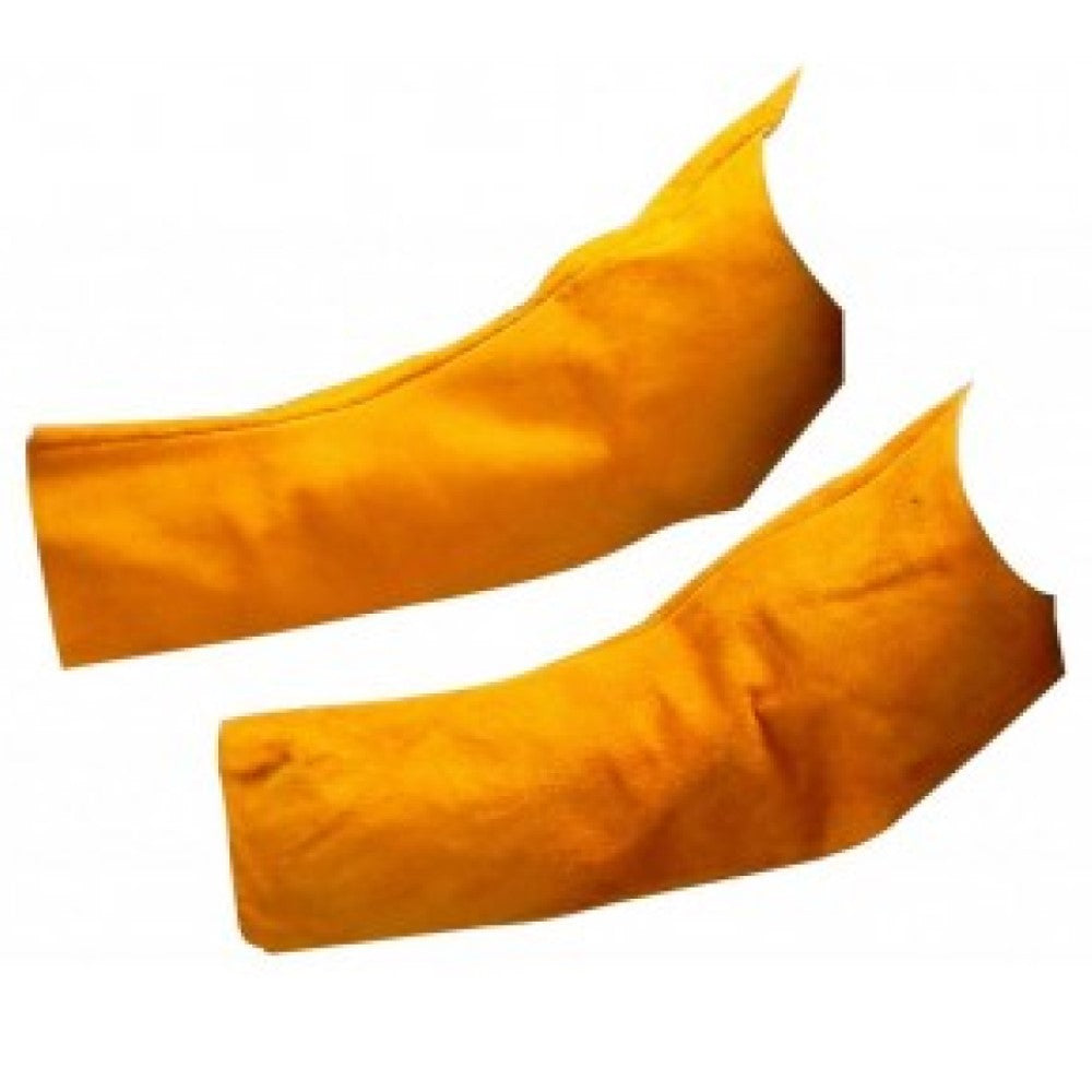 Proteccion para soldar, mangas de carnaza unitalla, color naranja ...