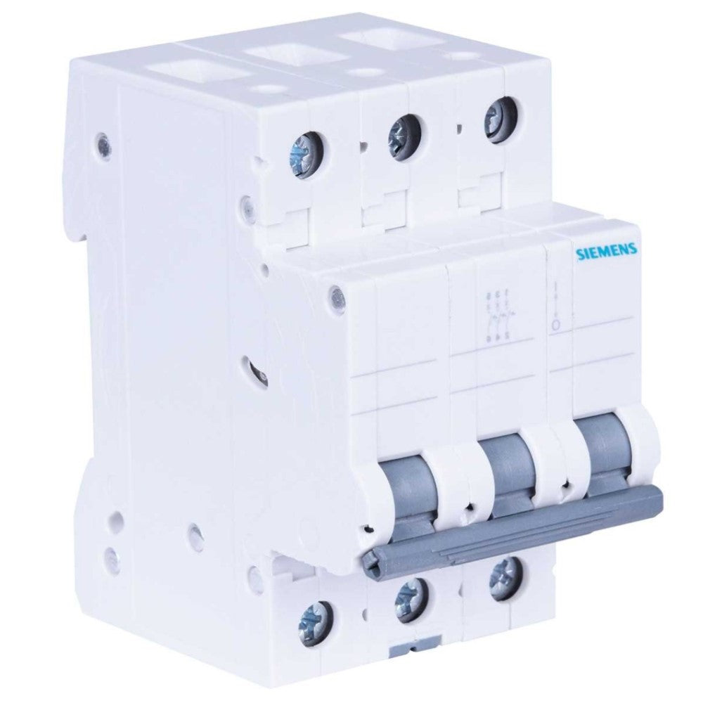 Interruptor termomagnetico 5SP43807, para riel DIN, 3 polos, 440V, 3x80A, curva C, SIEMENS ...