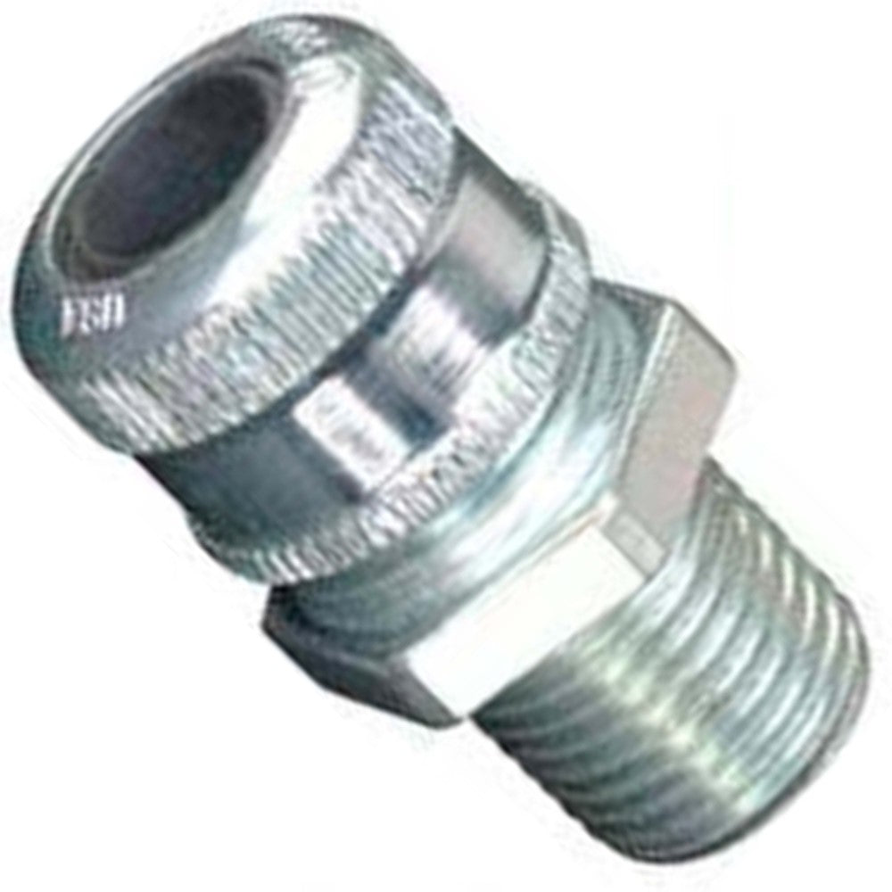 Conector glandula galvanizado de 3/4 de pulgada, CGM04. – Lumi Material Electrico
