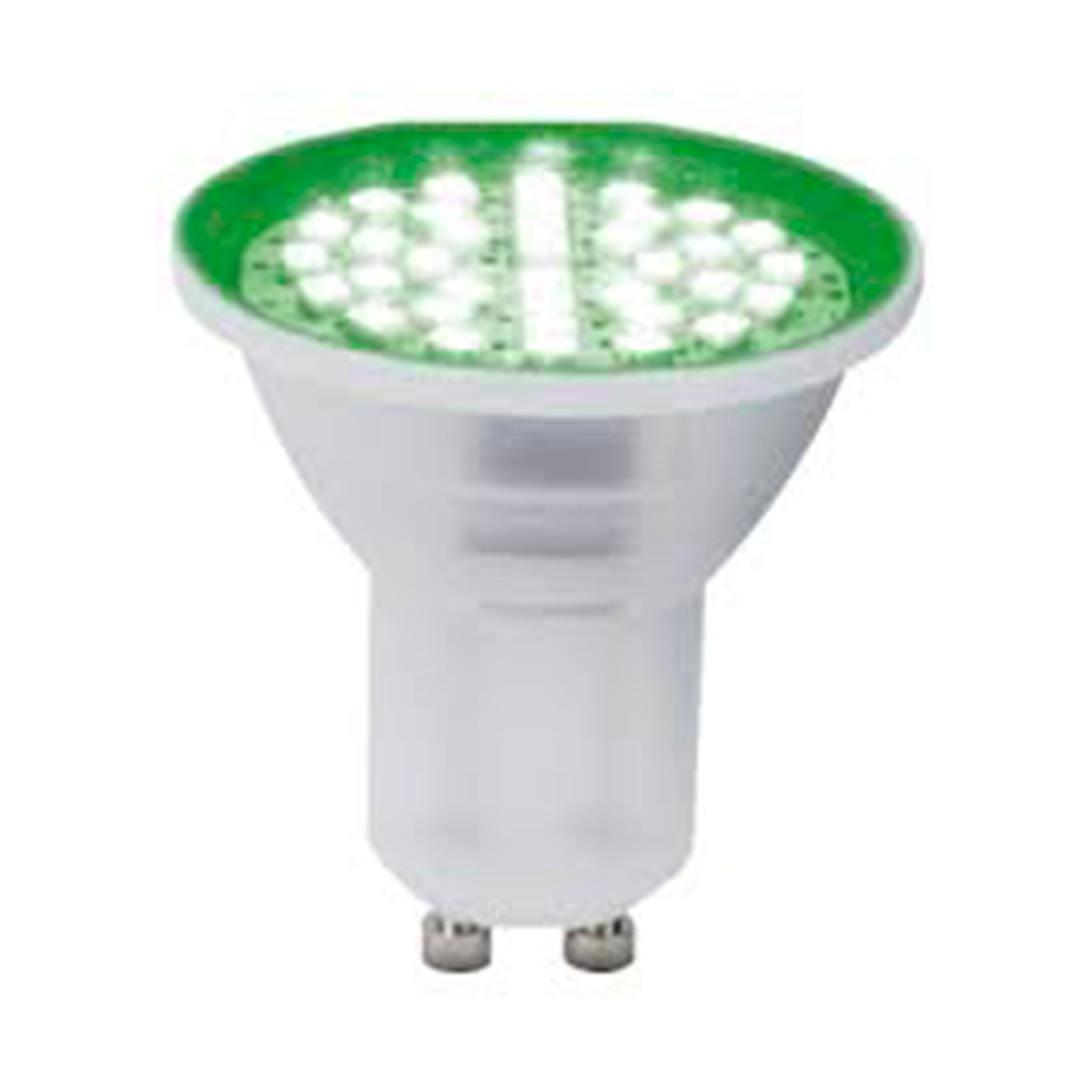 GU10 LED 3W 130V VERDE GU10 ENERGAIN – Lumi Material Electrico
