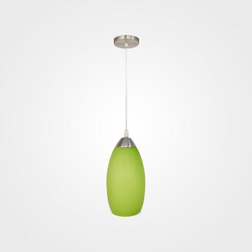 CANDIL ALUMINIO 110 X 210 MM. VIDRIO VERDE MATE 1200 MM. MAX. – Lumi ...