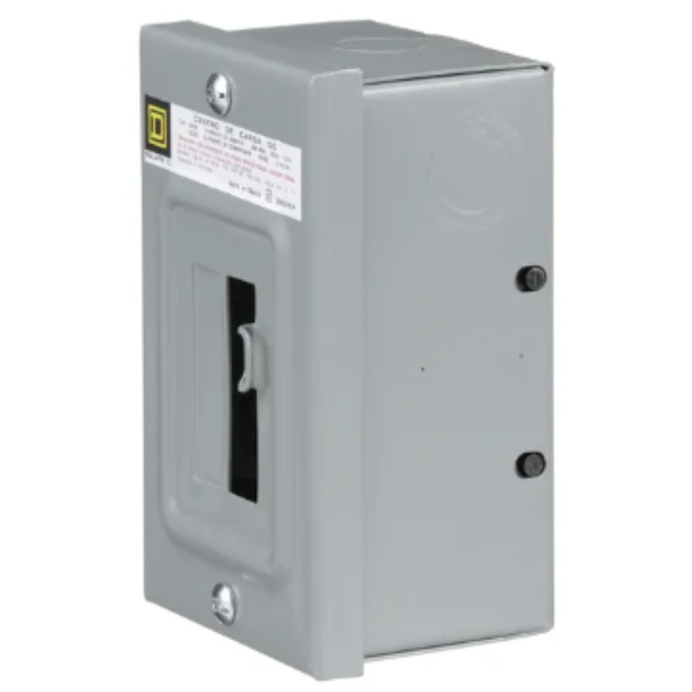 Centro de carga de zapatas principales SQUARE D, de 40A, 1 fase, 2 polos, 10kA, NEMA1, para ...