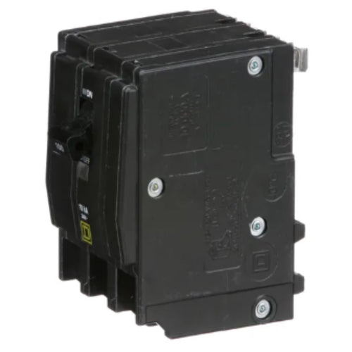Interruptor termomagnetico, 3 polos, 100A, 10kA, 120-240V, enchufable, color negro, SCHNEIDER ...