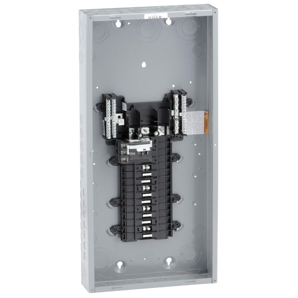 Centro de carga para interruptor principal SQUARE D, de 100A, 3 fases, 4 hilos, 27 polos, NEMA1 ...