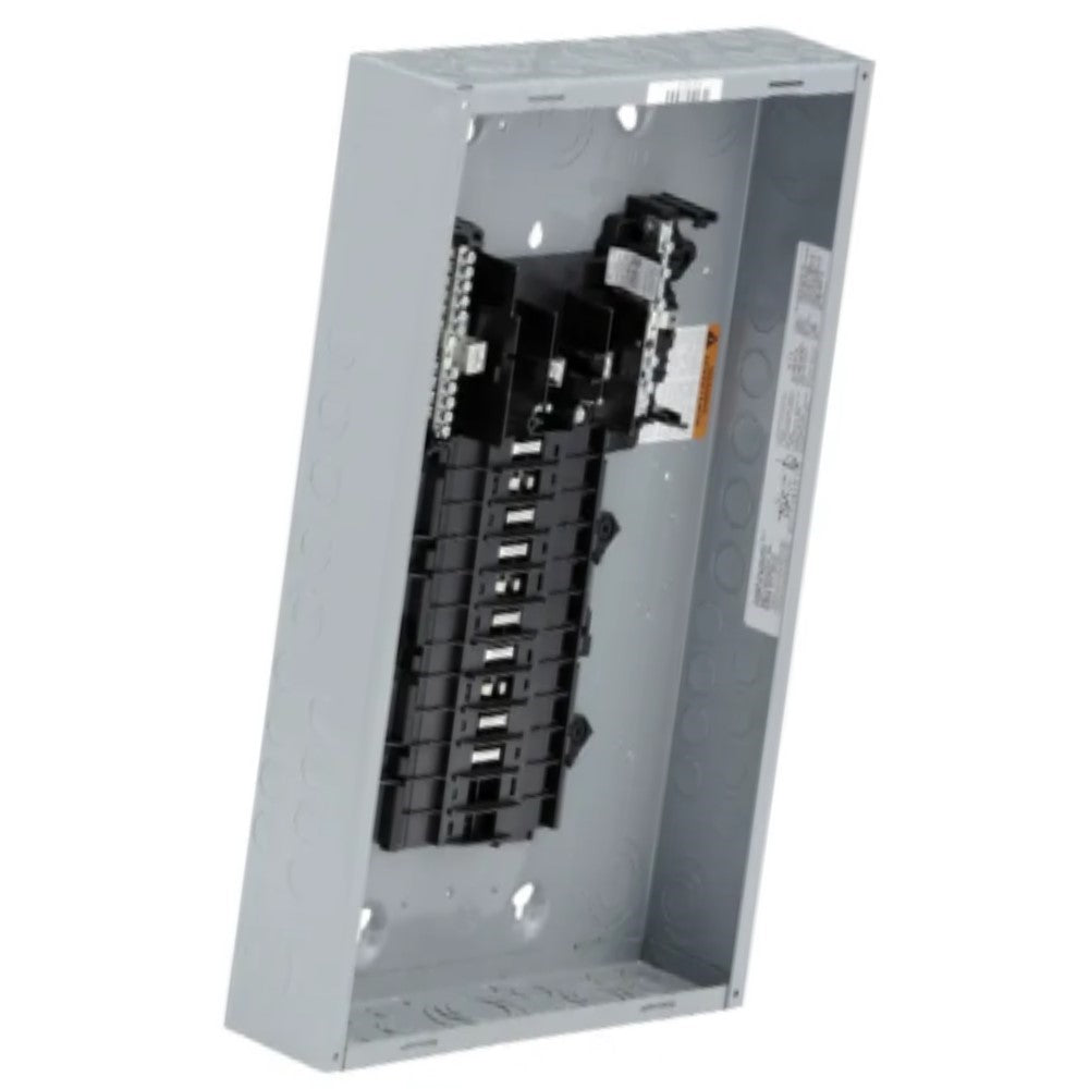 Centro de carga para interruptor principal SQUARE D, de 100A, 3 fases, 4 hilos, 27 polos, NEMA1 ...