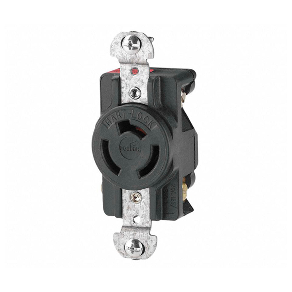 Receptaculo de baquelita 20 Amperes 125/250 V – Lumi Material Electrico