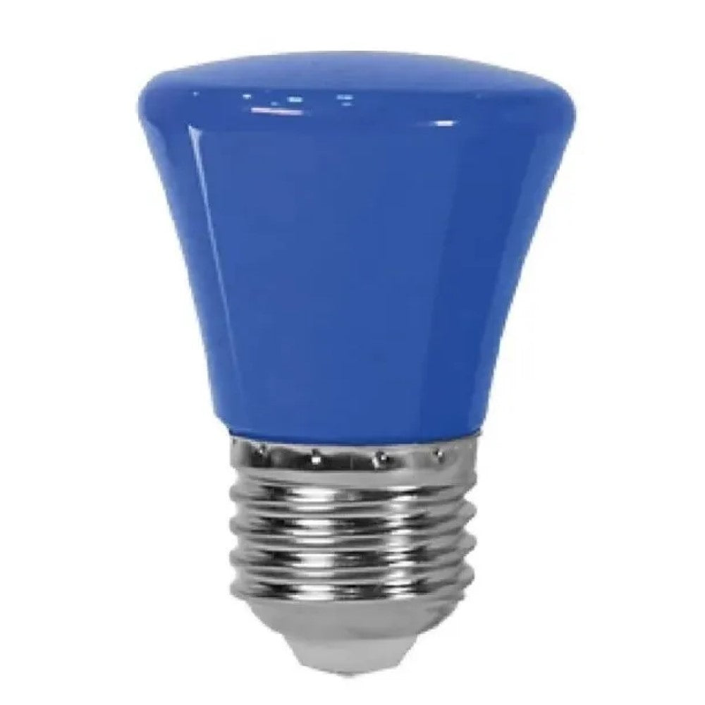 Foco LED 3W, S14, para E26, 130V, color azul. – Lumi Material Electrico