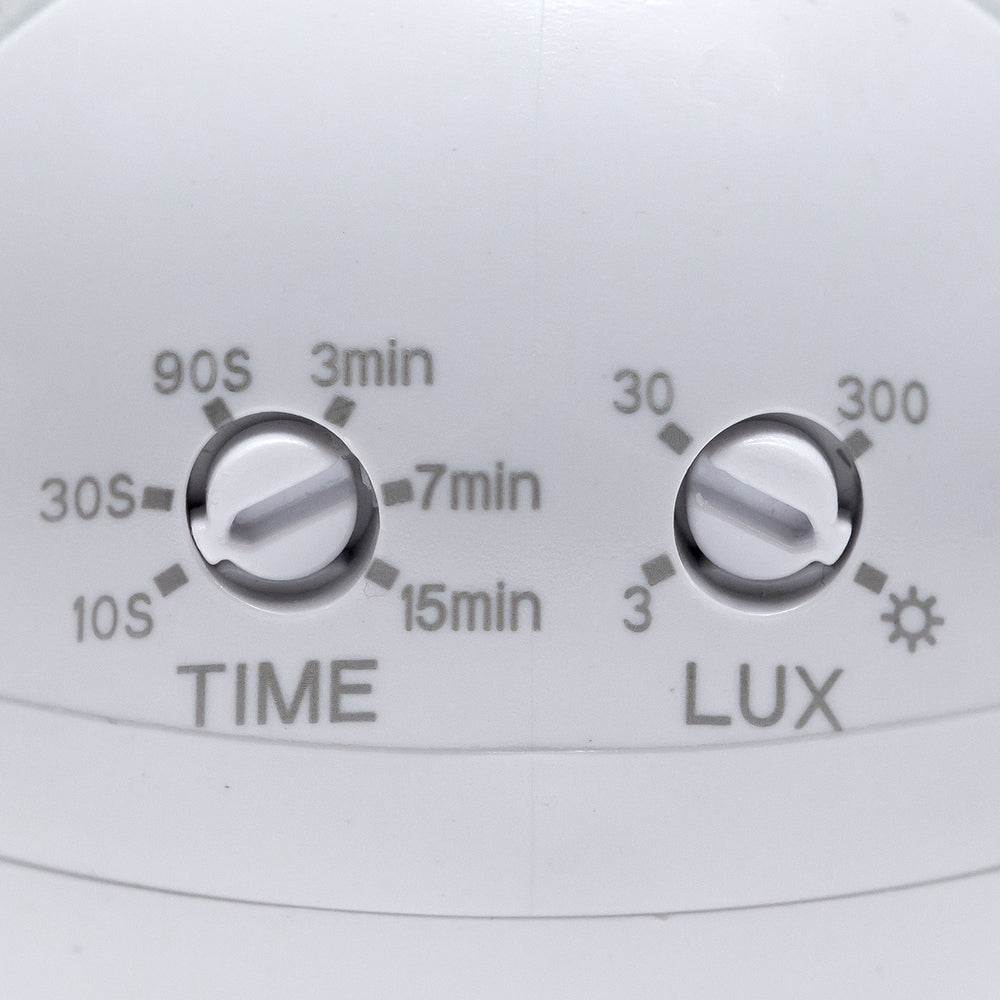 Sensor de movimiento 180 grados infrarojo multiposicion IP44 – Lumi ...