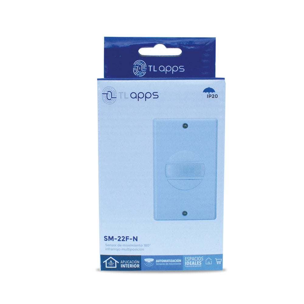 Sensor de Movimiento de 180 Grados, Empotrado en Pared, Con Switch ...