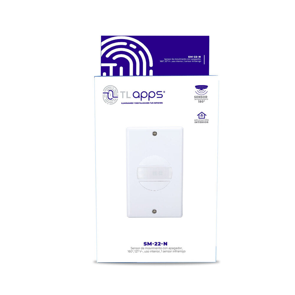 Sensor de Movimiento de 180 Grados, Empotrado en Pared, Con Switch ...